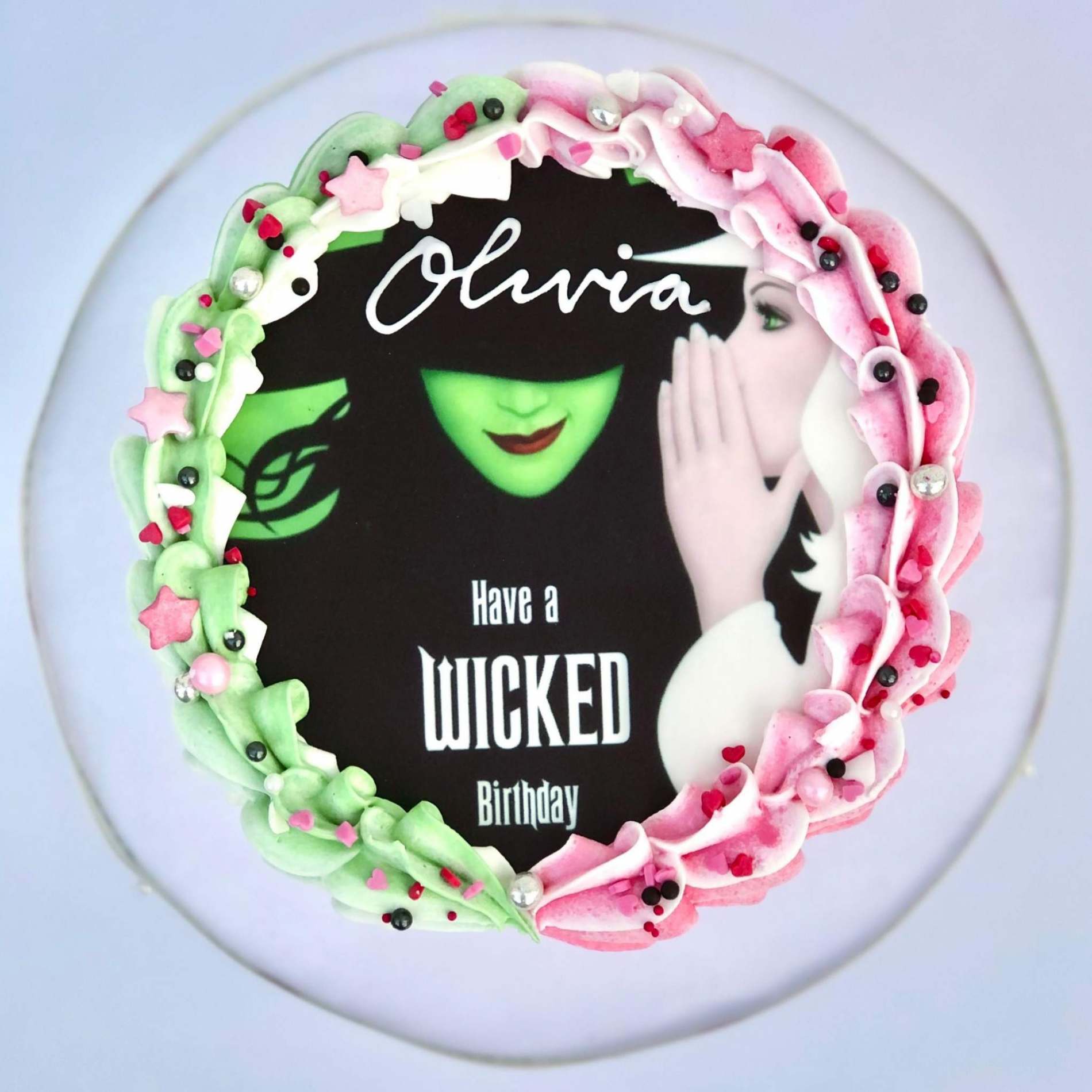 Wicked Theme Buttercream Cake | Buttercream