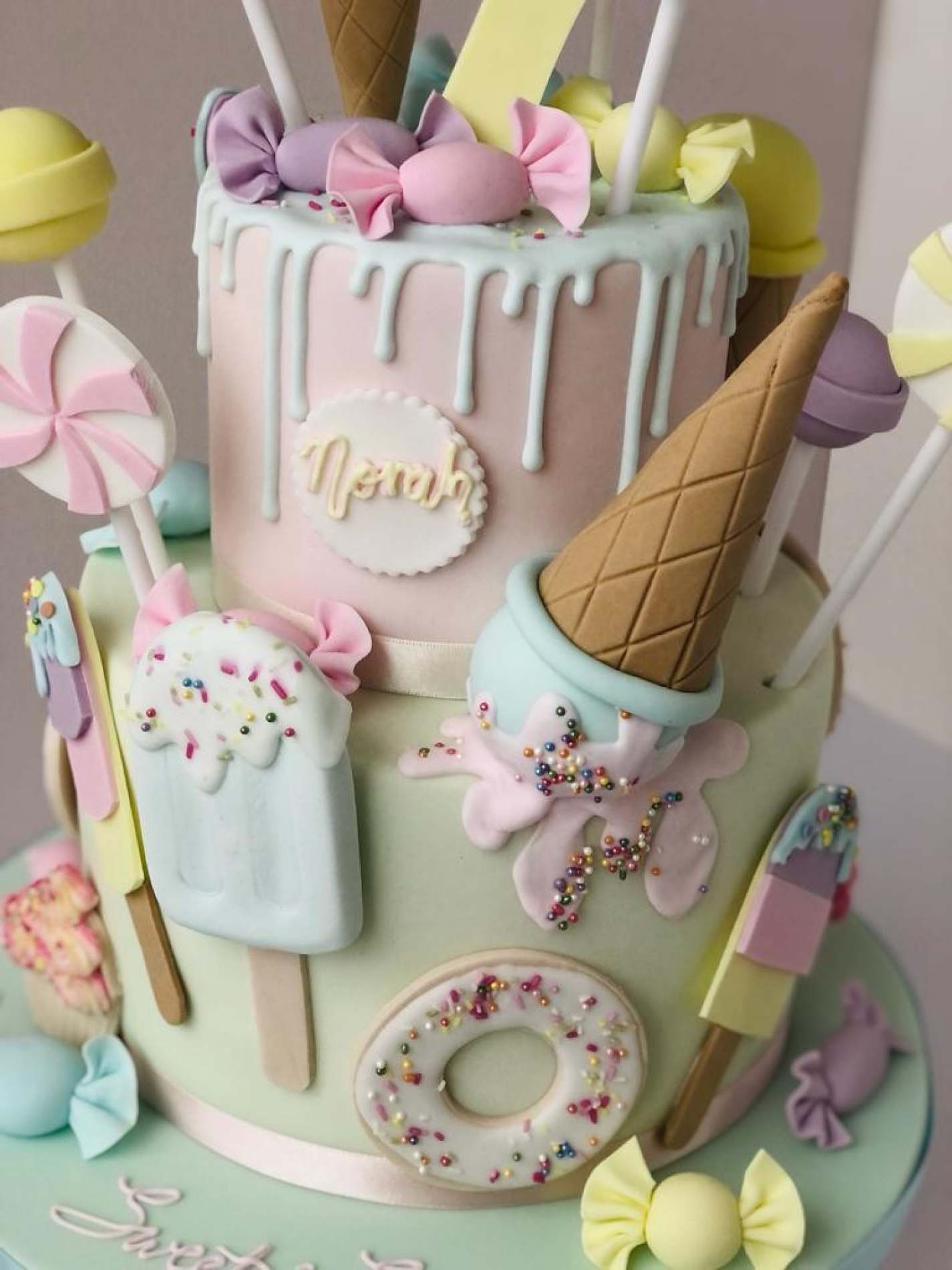 2 Tier Sweetie Shop Cake | celebrations