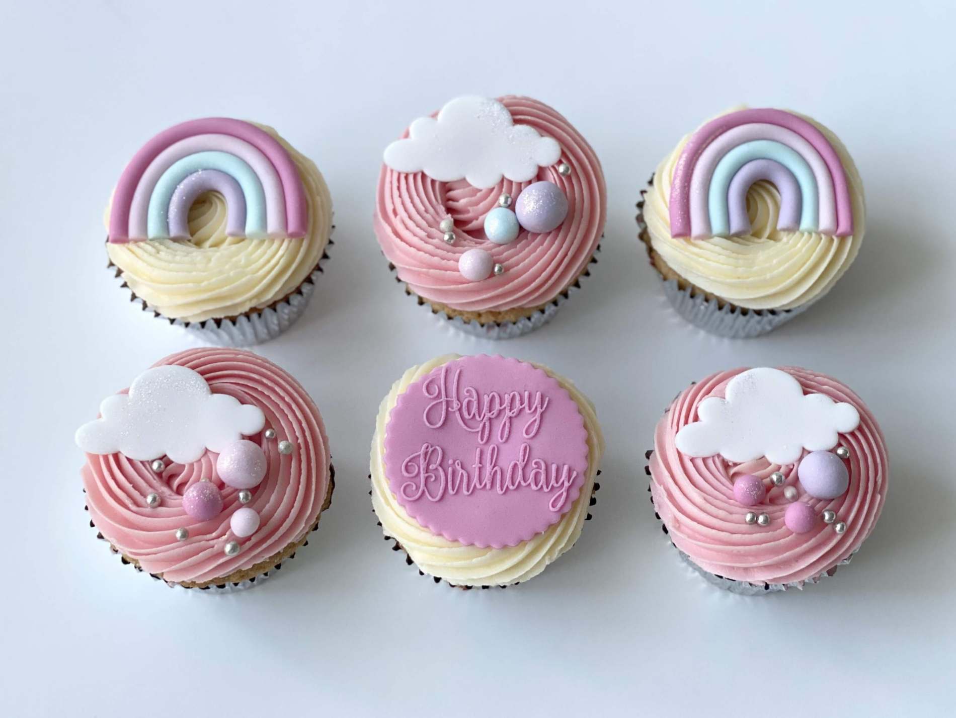 Clouds and Rainbows Cupcakes | Cupcakes