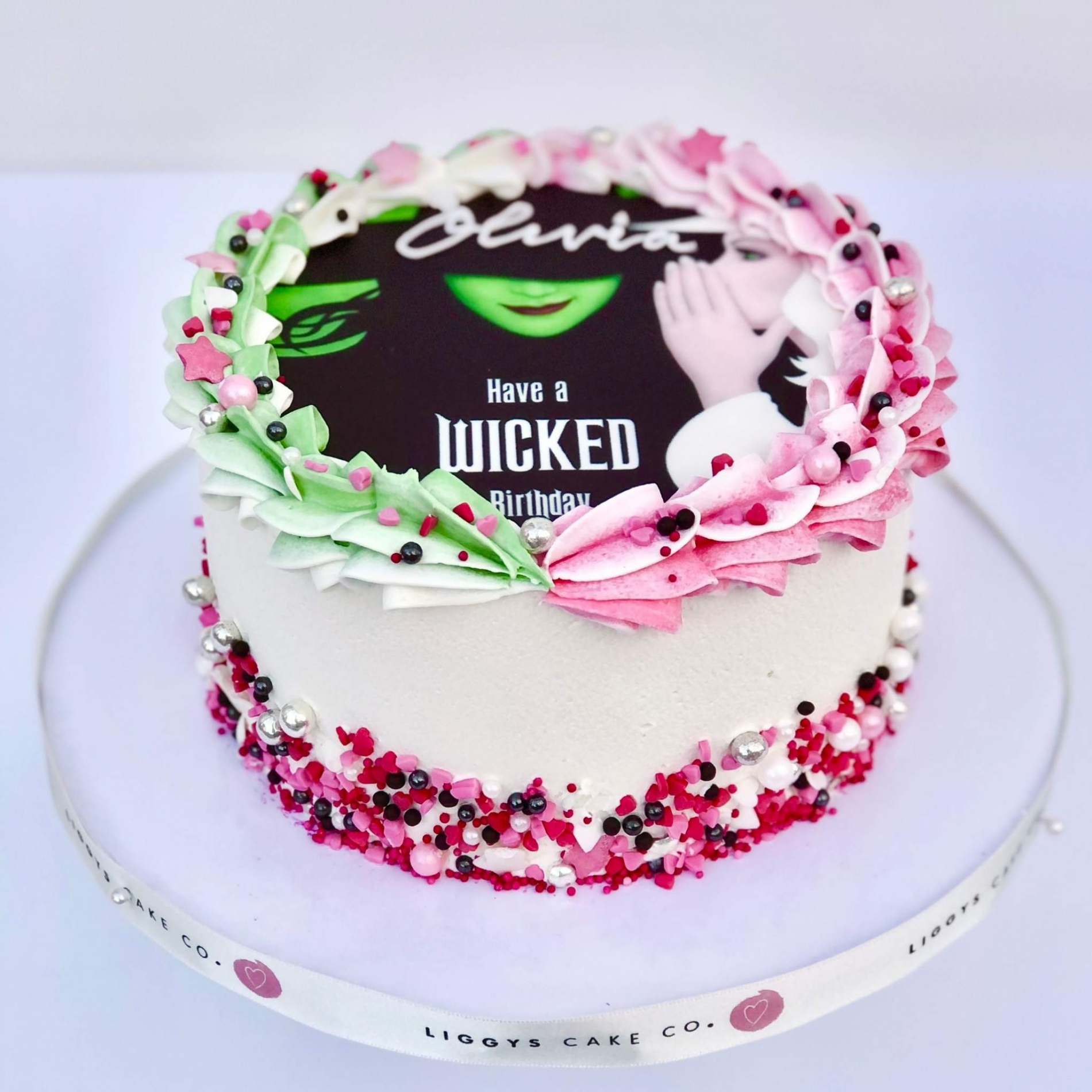 Wicked Theme Buttercream Cake | Buttercream