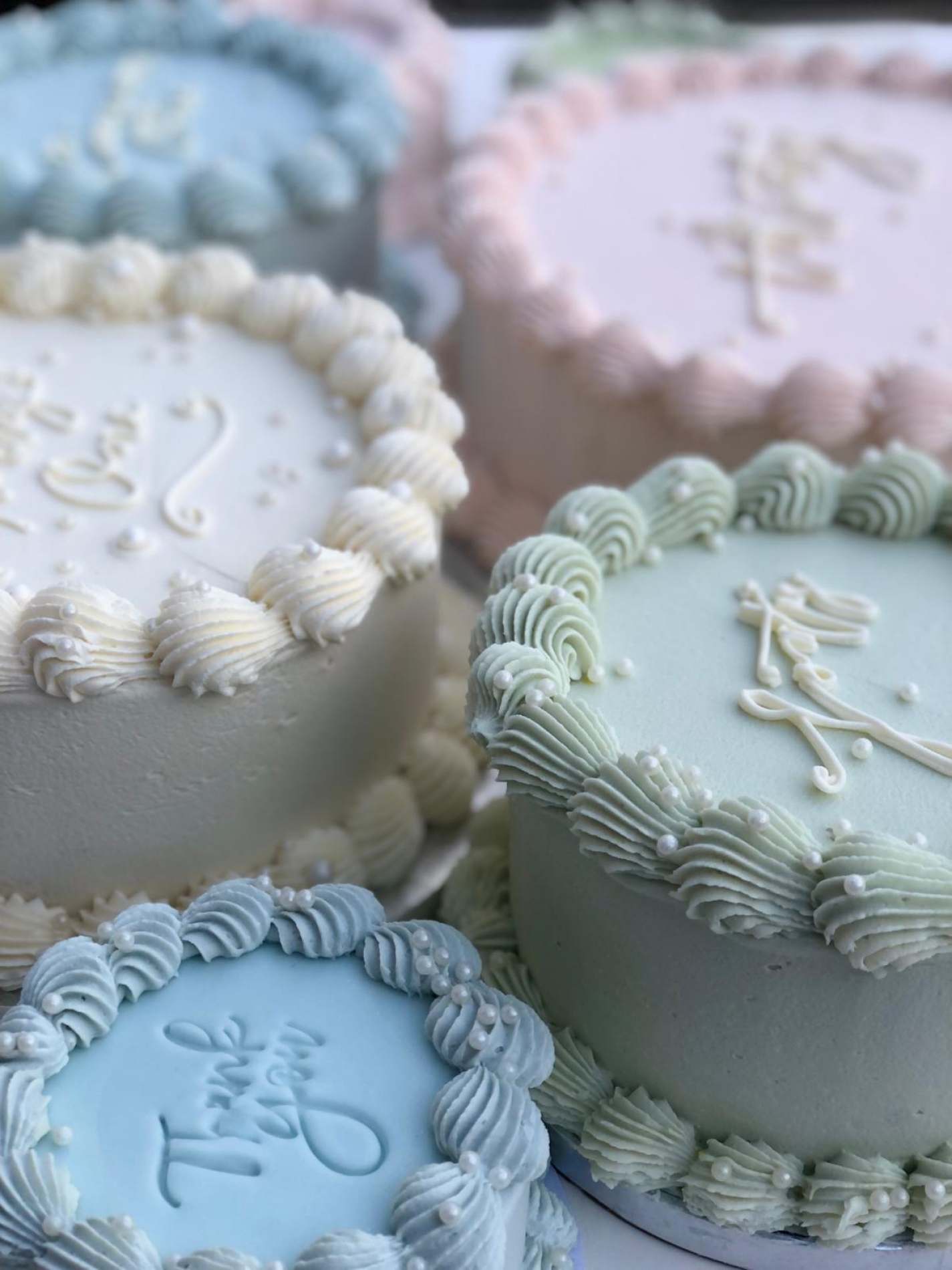 Sage Green Pastel Cake | Birthdays