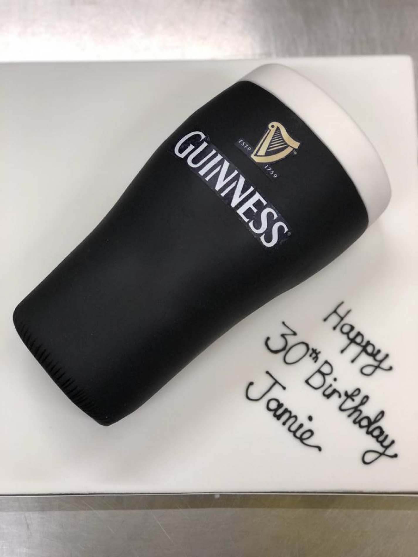 Guinness Pint Cake | Birthday