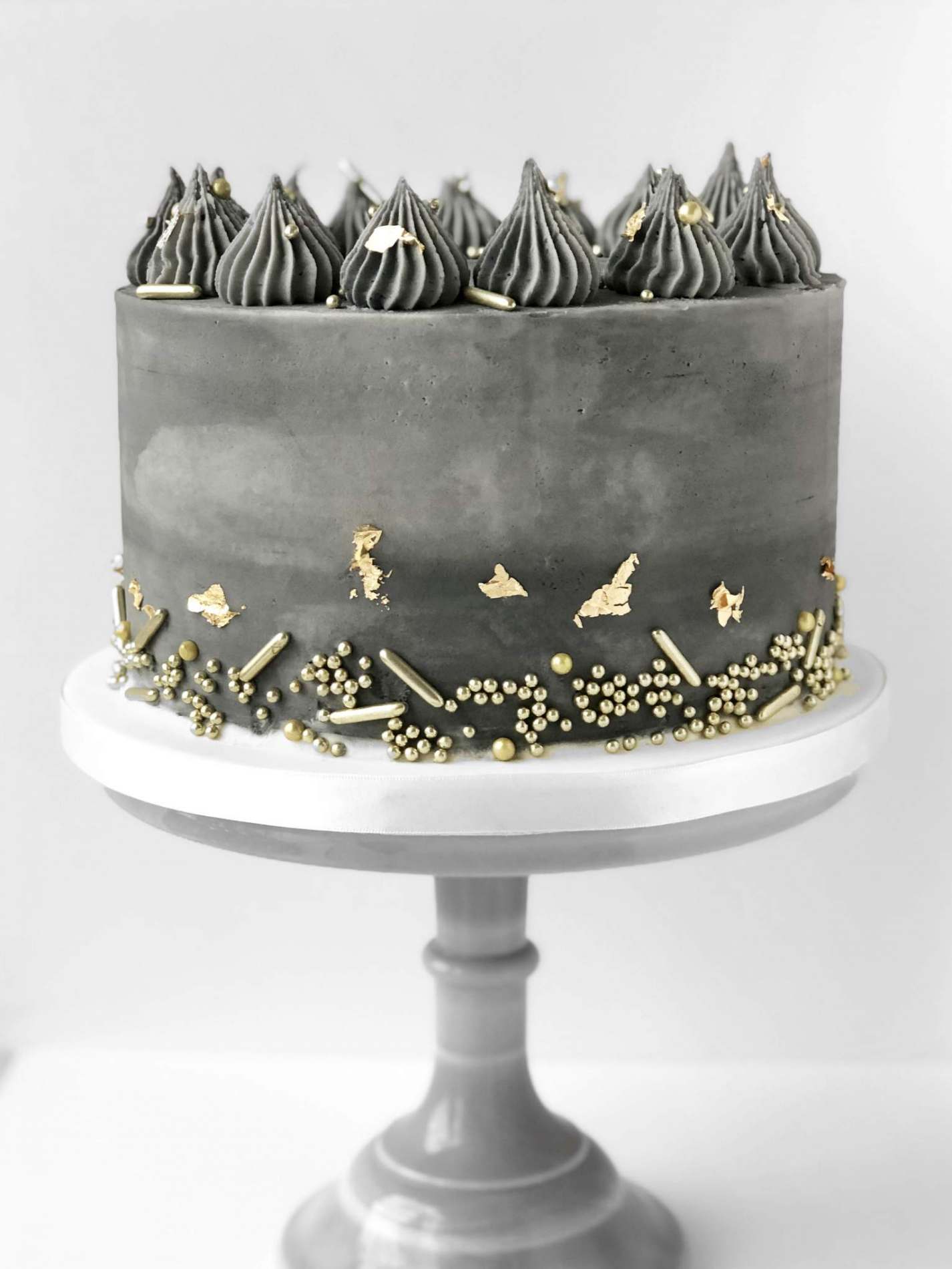 Dark and Stormy Buttercream cake | Birthday Cakes