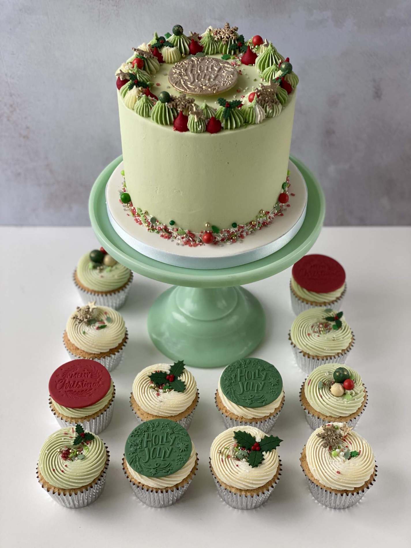 Holly Jolly Christmas Cake Christmas holly-jolly-christmas-cake-christmas