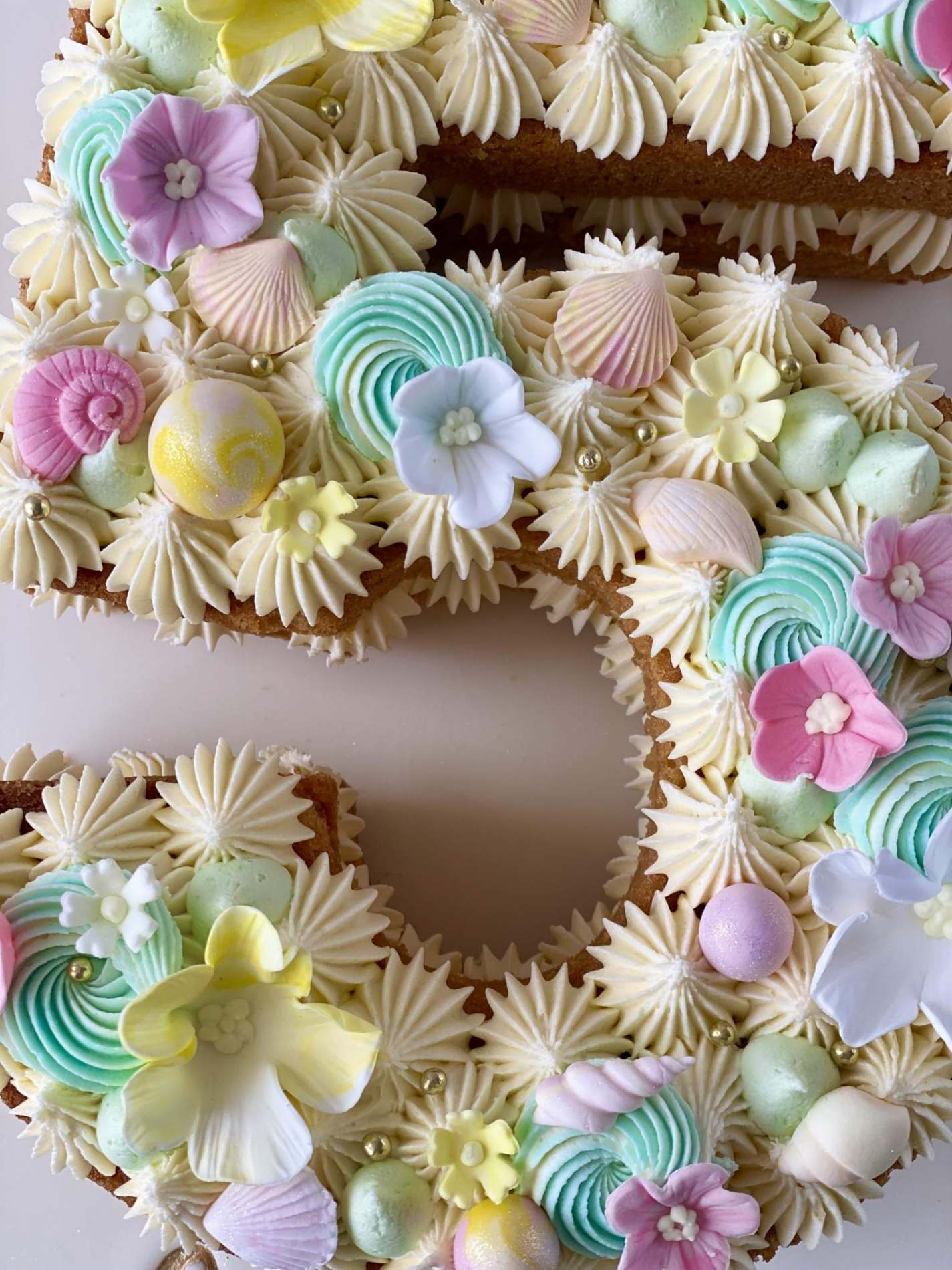 Tropical Number Cake | Birthdays