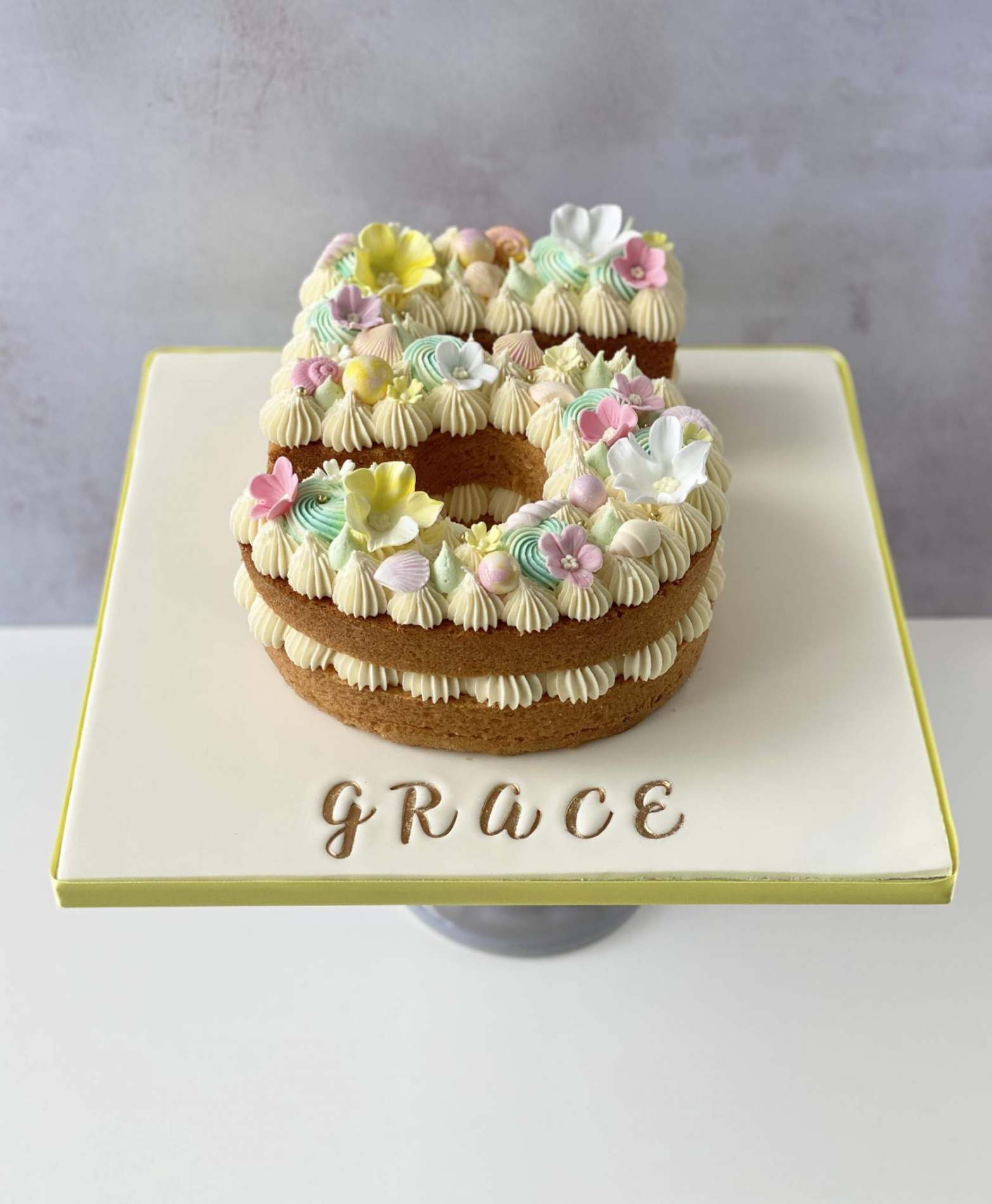 Tropical Number Cake | Birthdays