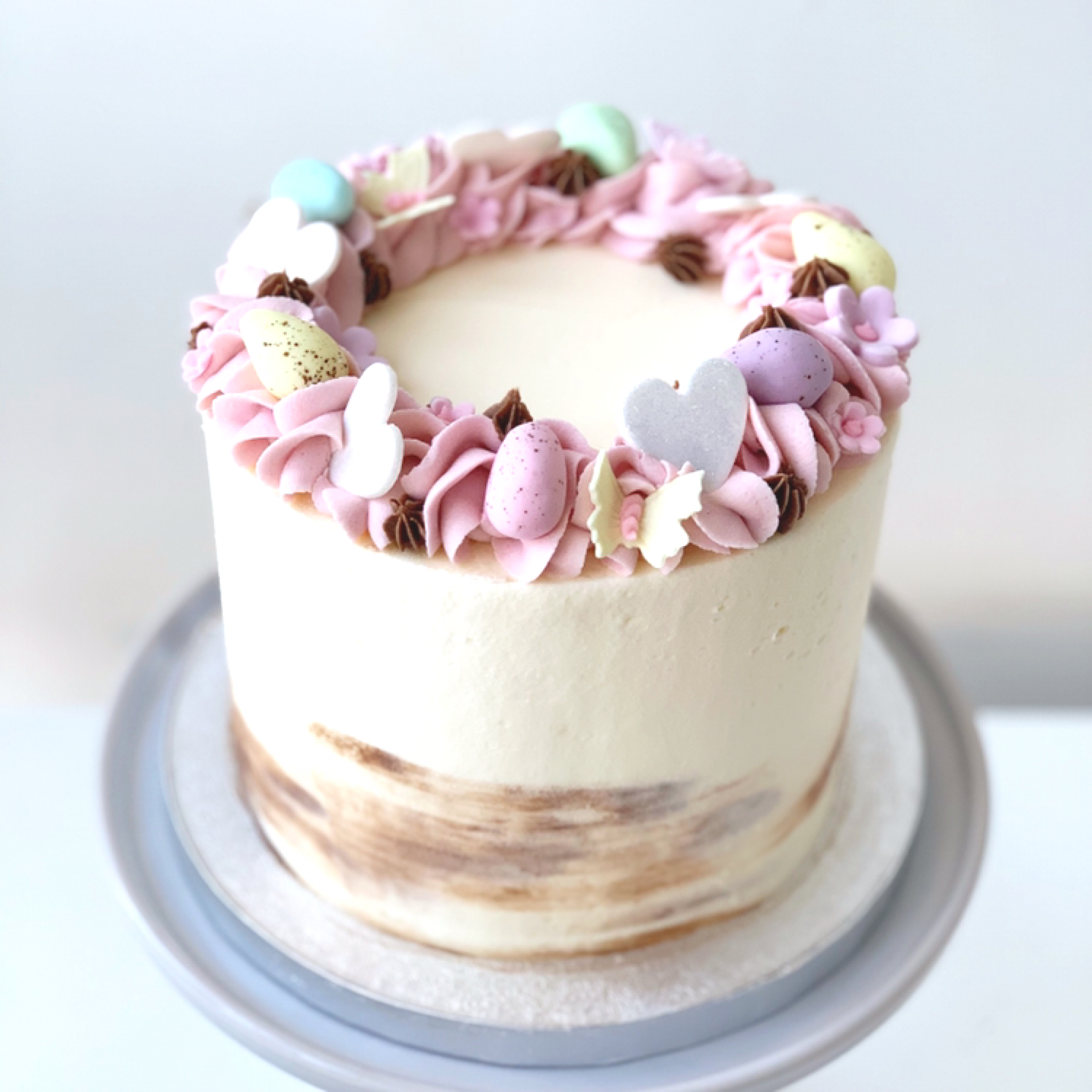 Chocolate & Vanilla Easter Layer Cake | Easter Cake