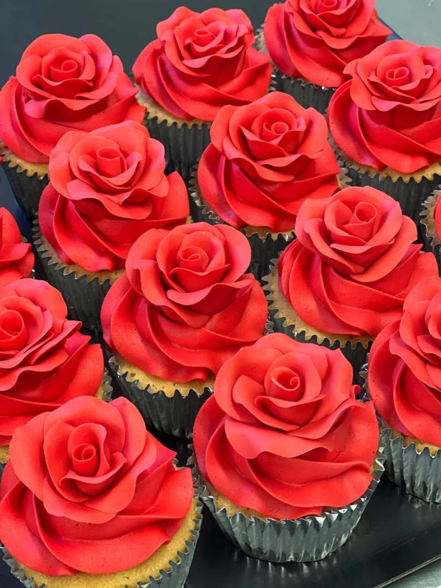Red Rose Cupcakes | Valentines