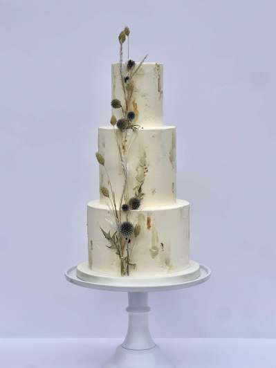Wild Thistle Prairie Cake | Wedding