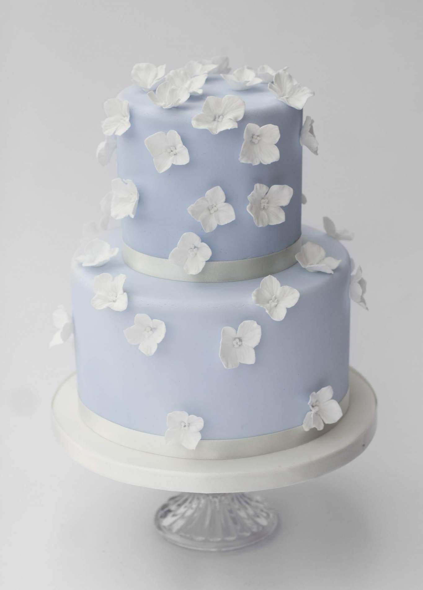 Wedgewood Blue Hydrangea | Wedding cakes